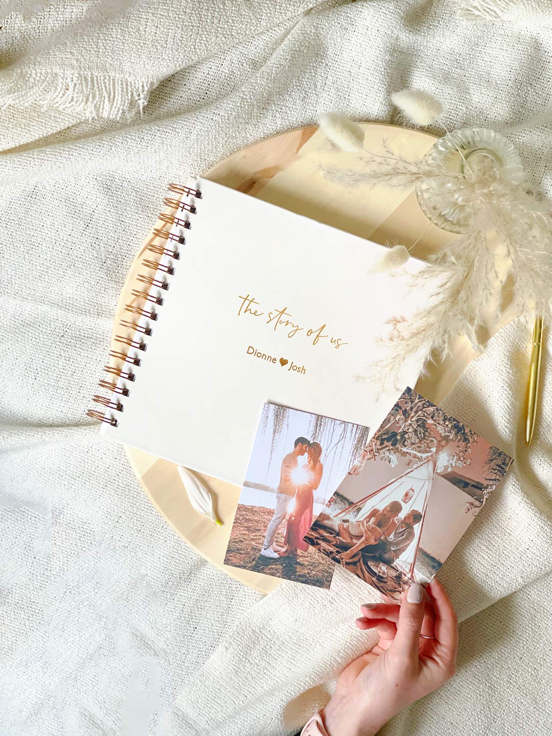 Personalised Couples Scrapbook The Story of Us Stationery Office Desk Accessories AIM Studio Co
